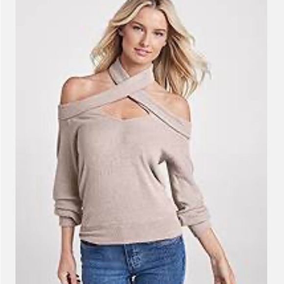 VENUS | Sweaters | Venus Off Shoulder Ribbed Light Weight Sweater That ...